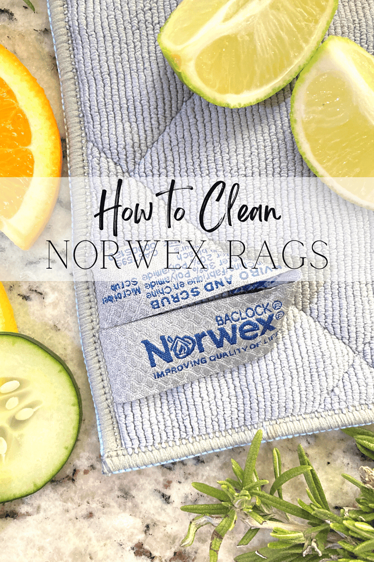 How to Clean Your Norwex Microfiber Rags - Simplicity and a Starter