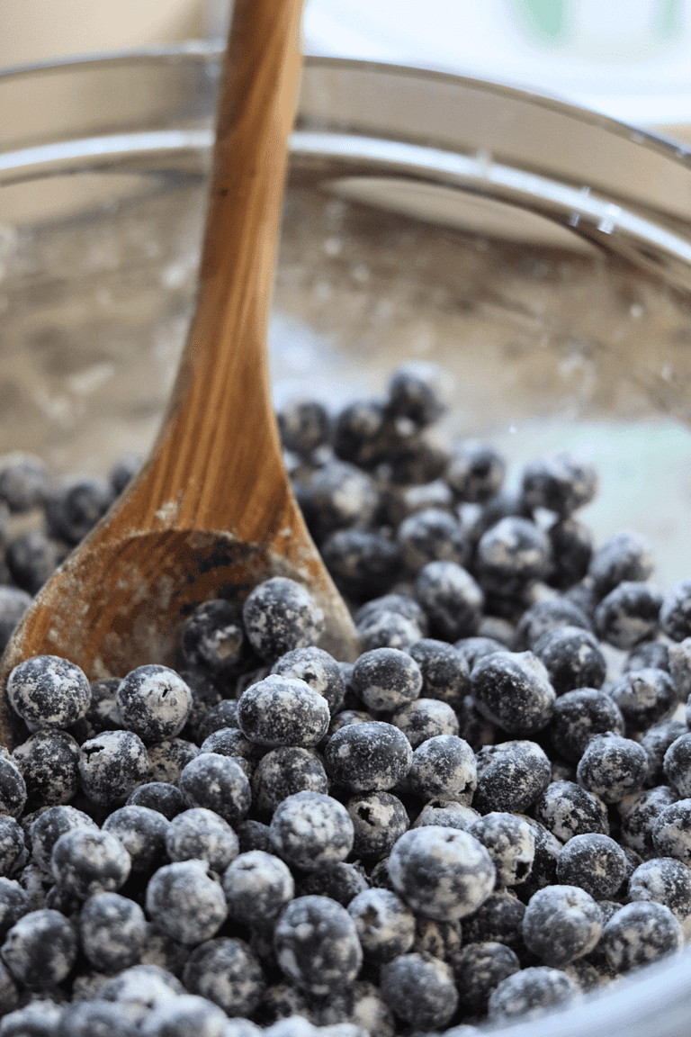 Easy Sourdough Discard Blueberry Buckle Recipe - Simplicity and a Starter