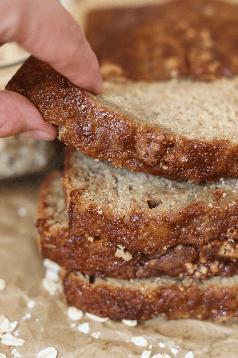 Oatmeal Quick Bread Recipe Made with Sourdough Discard - Simplicity and ...