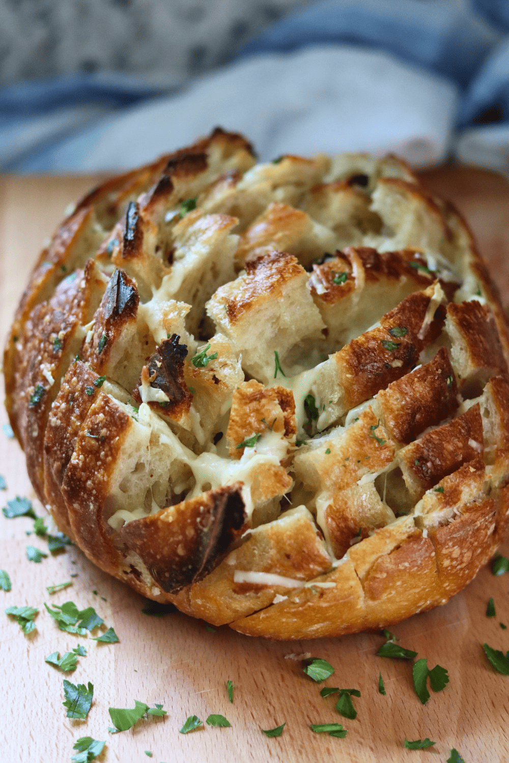 Sourdough Cheese and Garlic Pull-Apart Bread Recipe - Simplicity and a ...