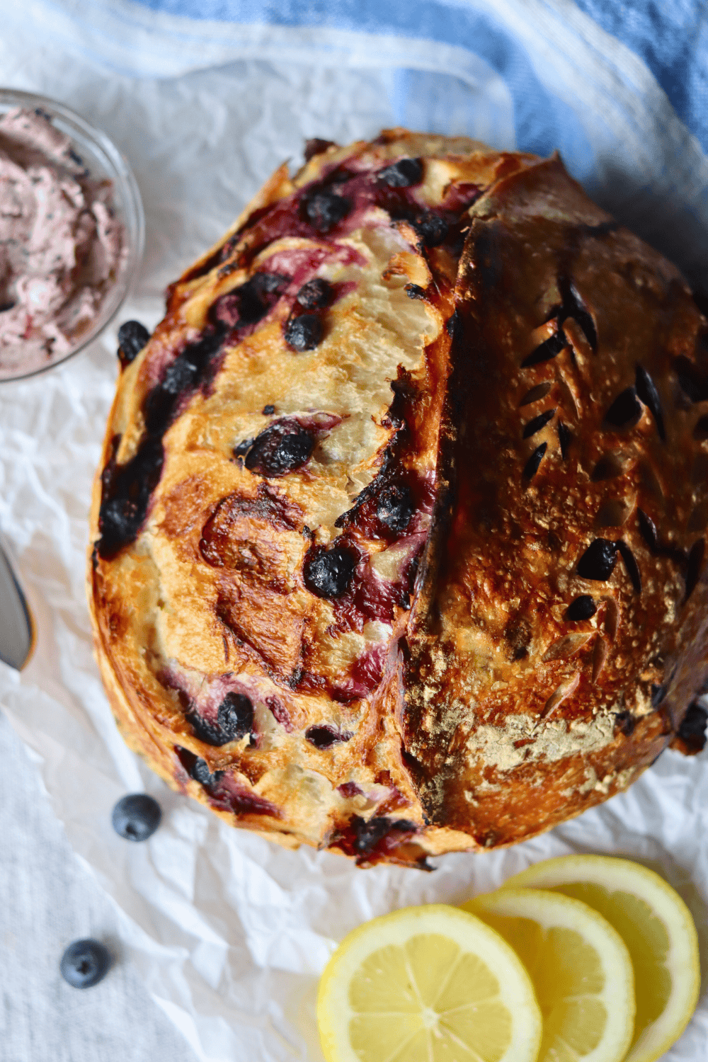 Easy Lemon Blueberry Sourdough Bread Recipe - Simplicity and a Starter