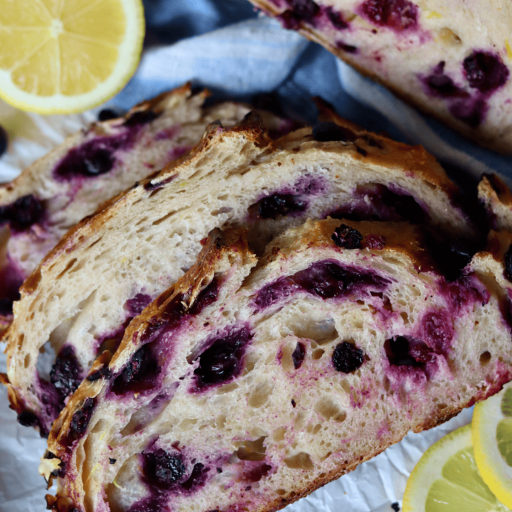 Easy Lemon Blueberry Sourdough Bread Recipe - Simplicity and a Starter
