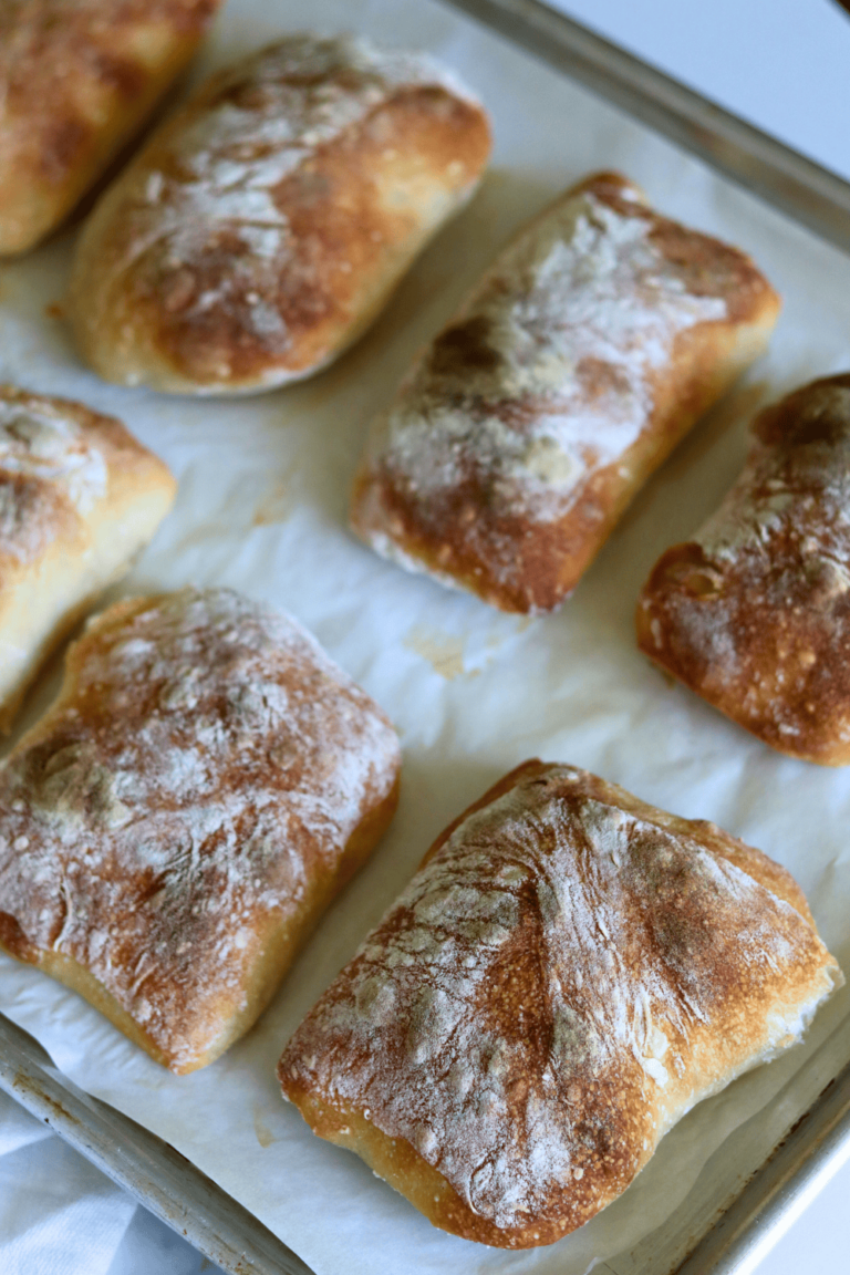 Perfect Sourdough Ciabatta Bread Rolls Recipe - Simplicity and a Starter