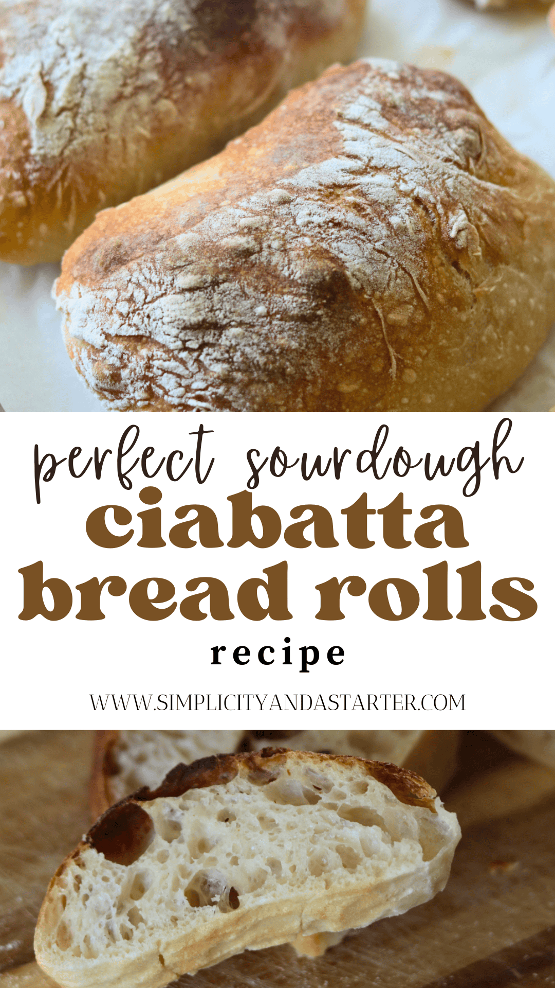 Perfect Sourdough Ciabatta Bread Rolls Recipe - Simplicity and a Starter