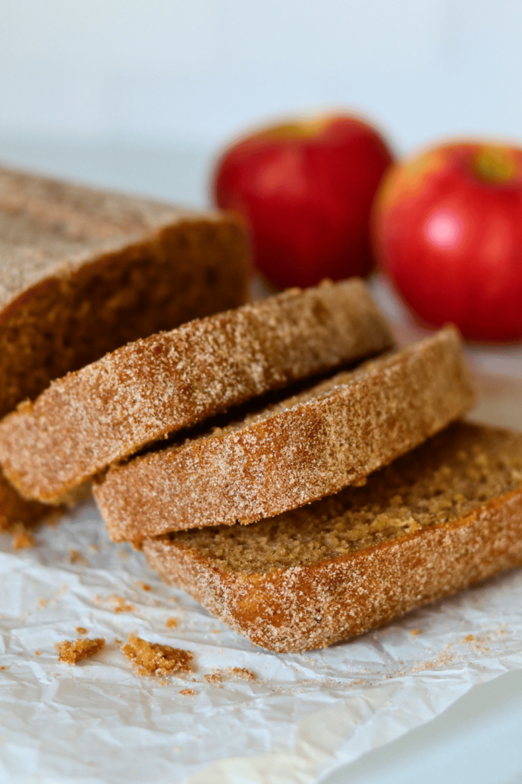 Apple Cider Sourdough Donut Quick Bread (Baked) - Simplicity and a Starter
