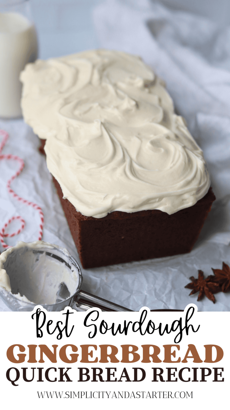 Best Sourdough Gingerbread Quick Bread Recipe - Simplicity and a Starter