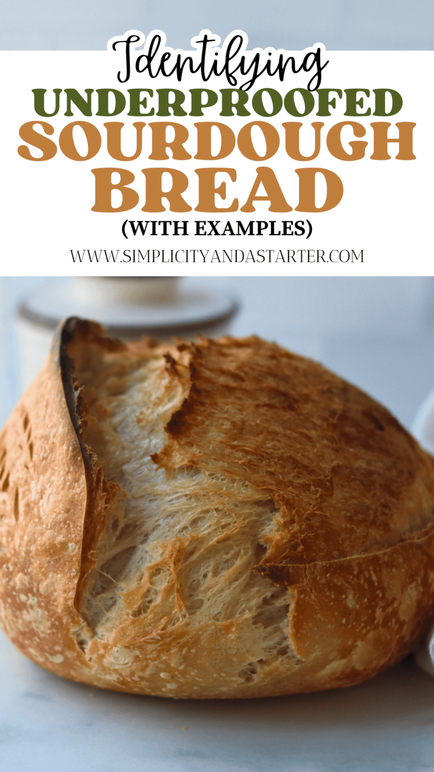Identifying Underproofed Sourdough Bread (with examples) - Simplicity ...