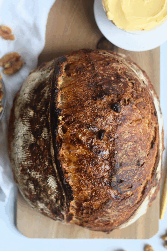 Honey Walnut Sourdough Bread Recipe (Sweet, Nutty & Spiced) - Simplicity and a Starter