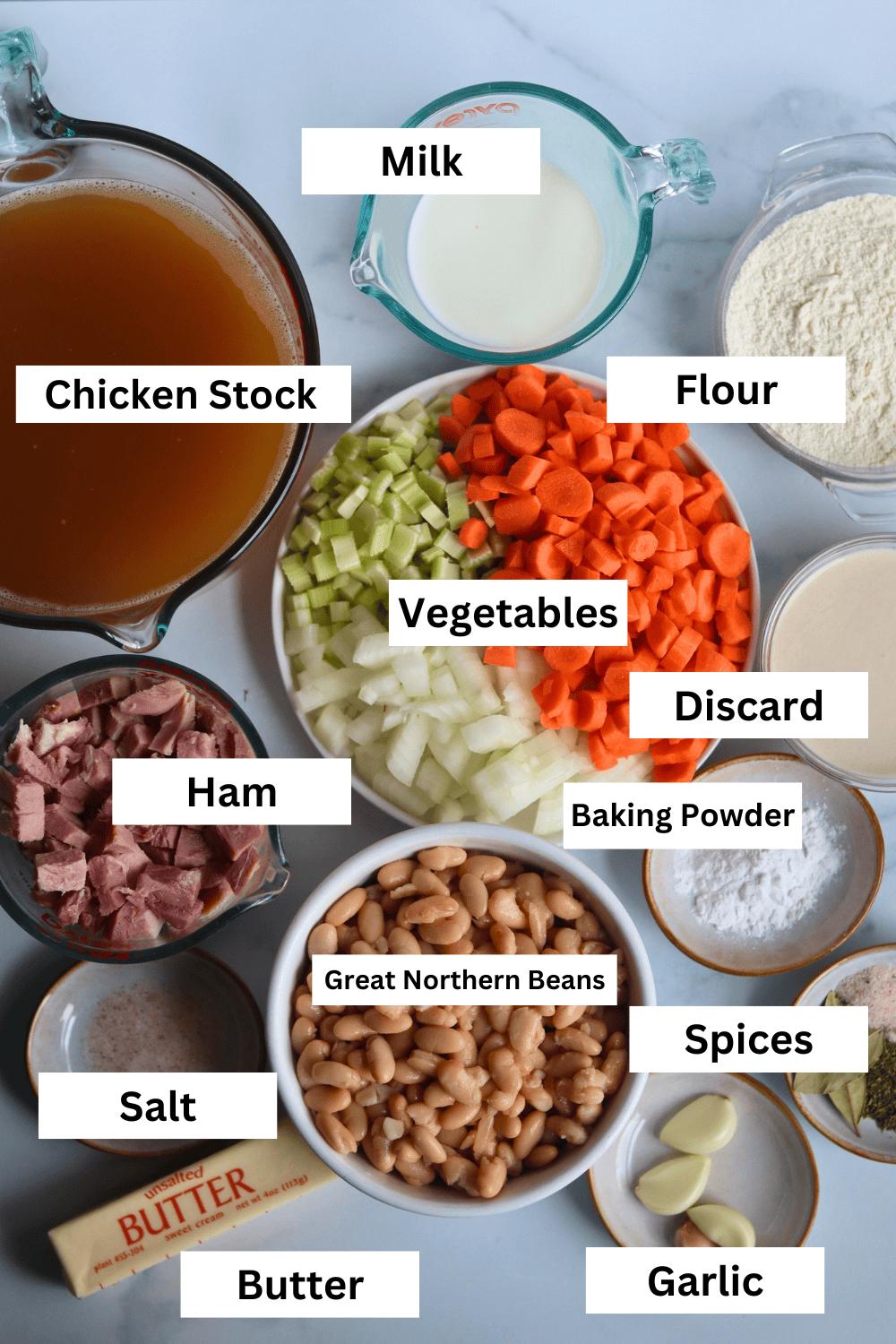 Sourdough Ham & Bean Dumpling Soup (Tasty Comfort Meal) - Simplicity ...